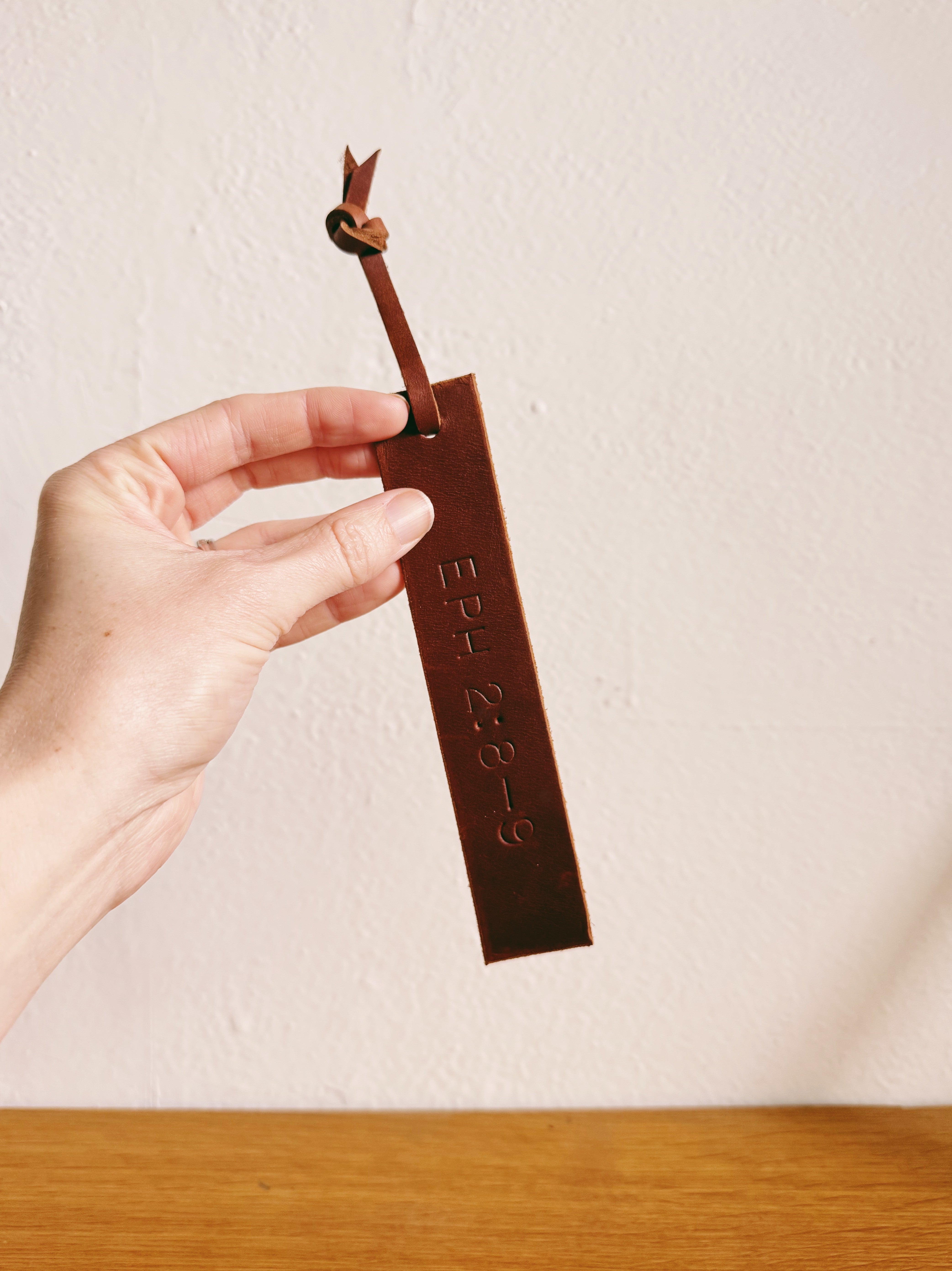 Bookmark - Bible Verse | Leather | A Well Worn Story | Shop
